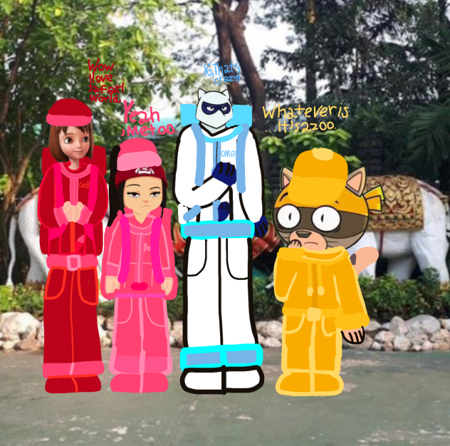 Wendy And Friends At Secret Of Zoo Park - ibisPaint