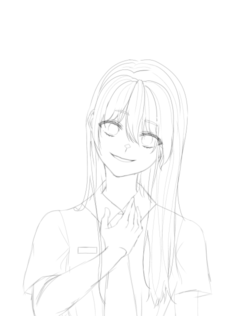 self introduction(lineart) - ibisPaint