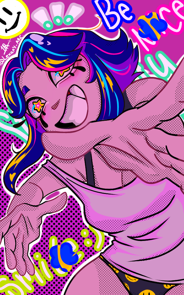 psychedelic draw (i tried xd) - ibisPaint