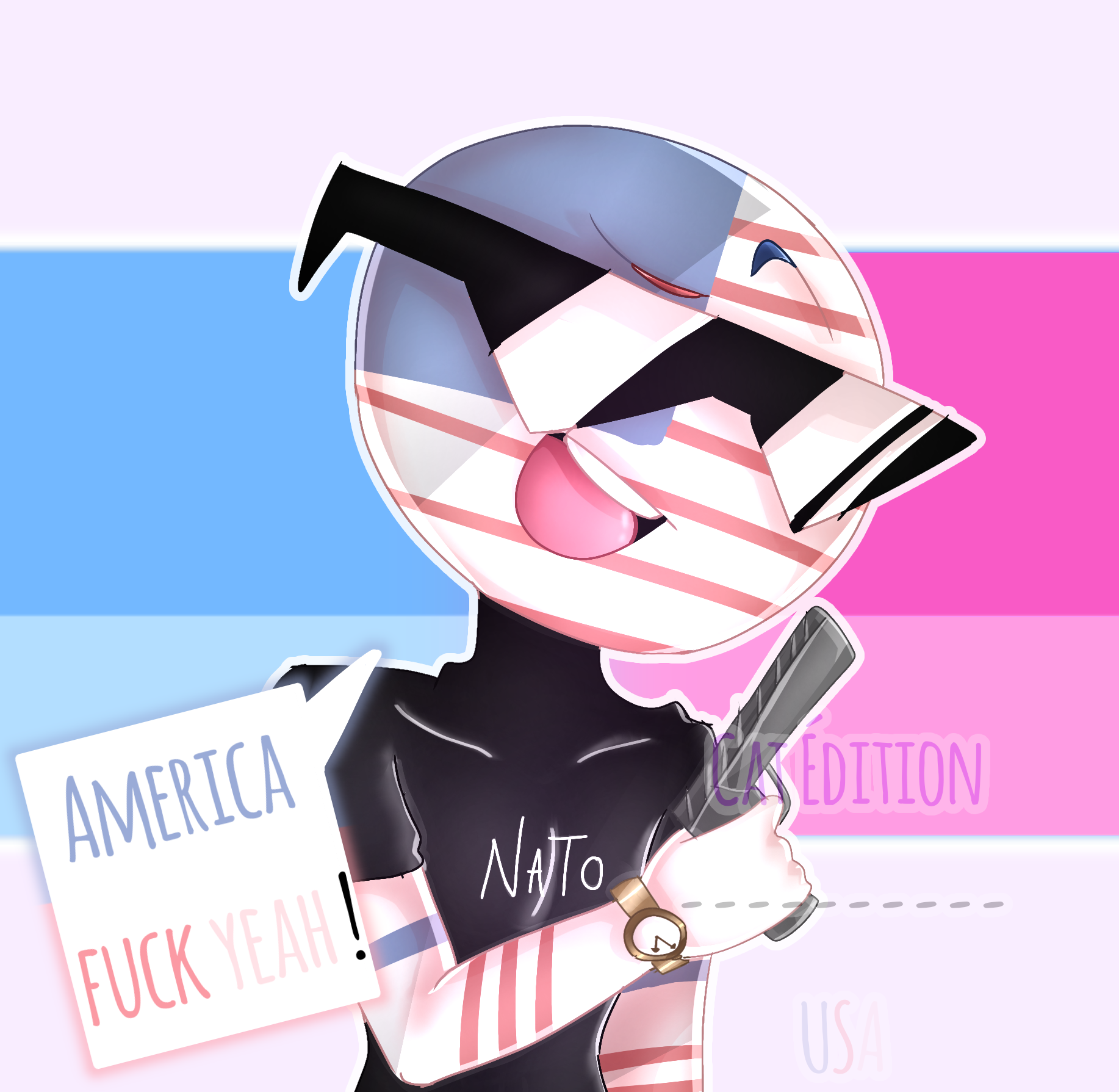 USA -- Countryhumans - ibisPaint