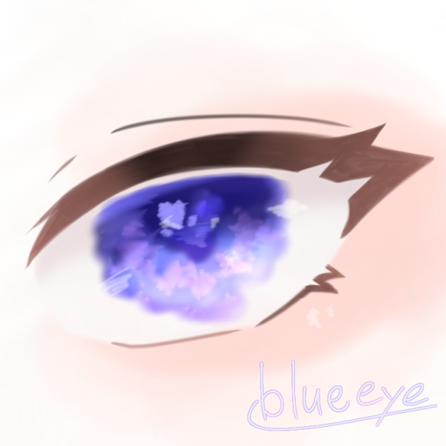 Blue eye💙 - ibisPaint