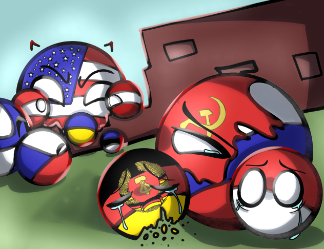 Collapse of the USSR (Countryballs) - ibisPaint