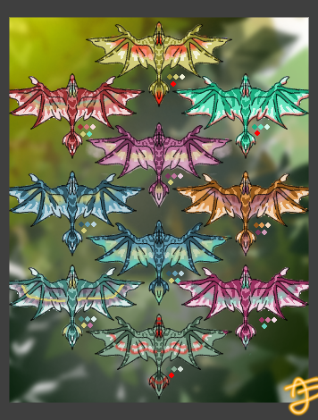 Skin colors and patterns. - ibisPaint