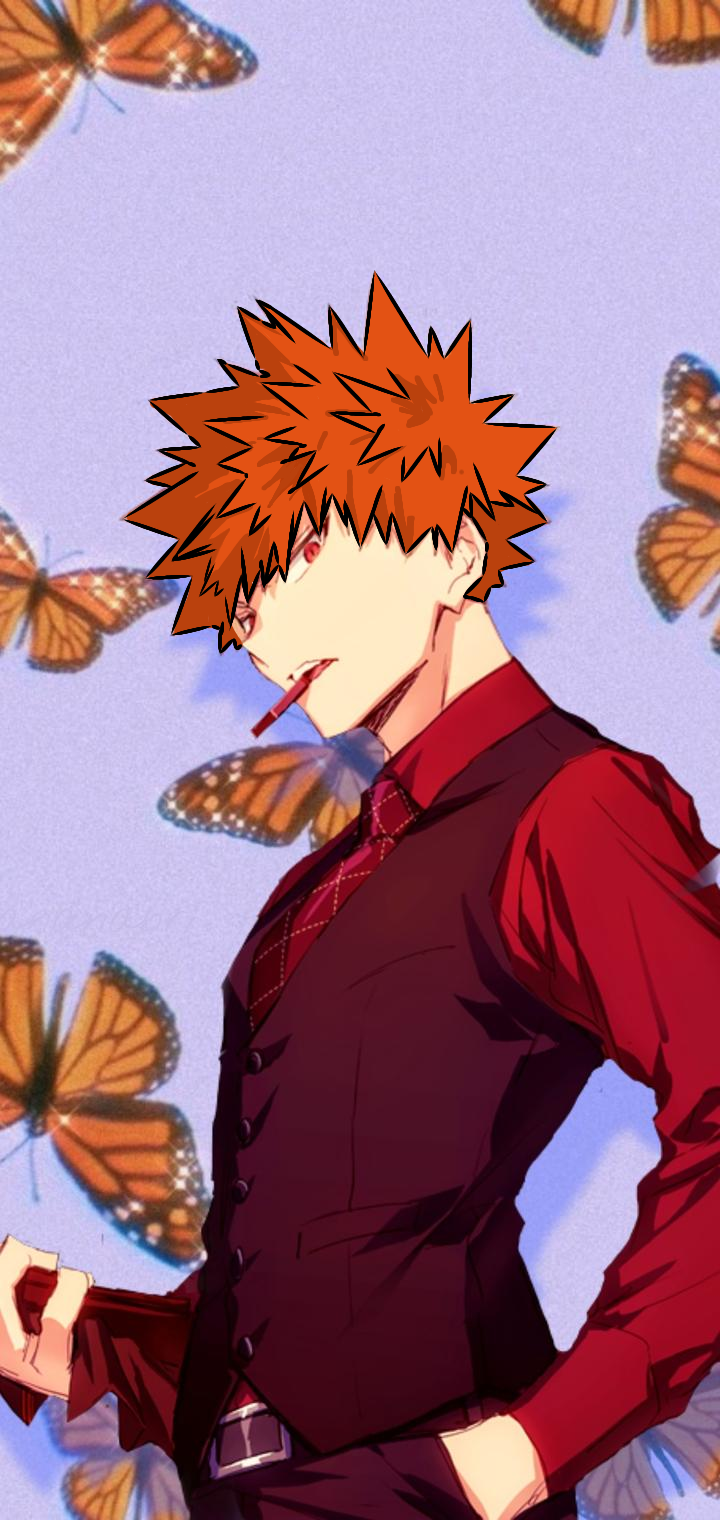 bakugou with red hair - ibisPaint