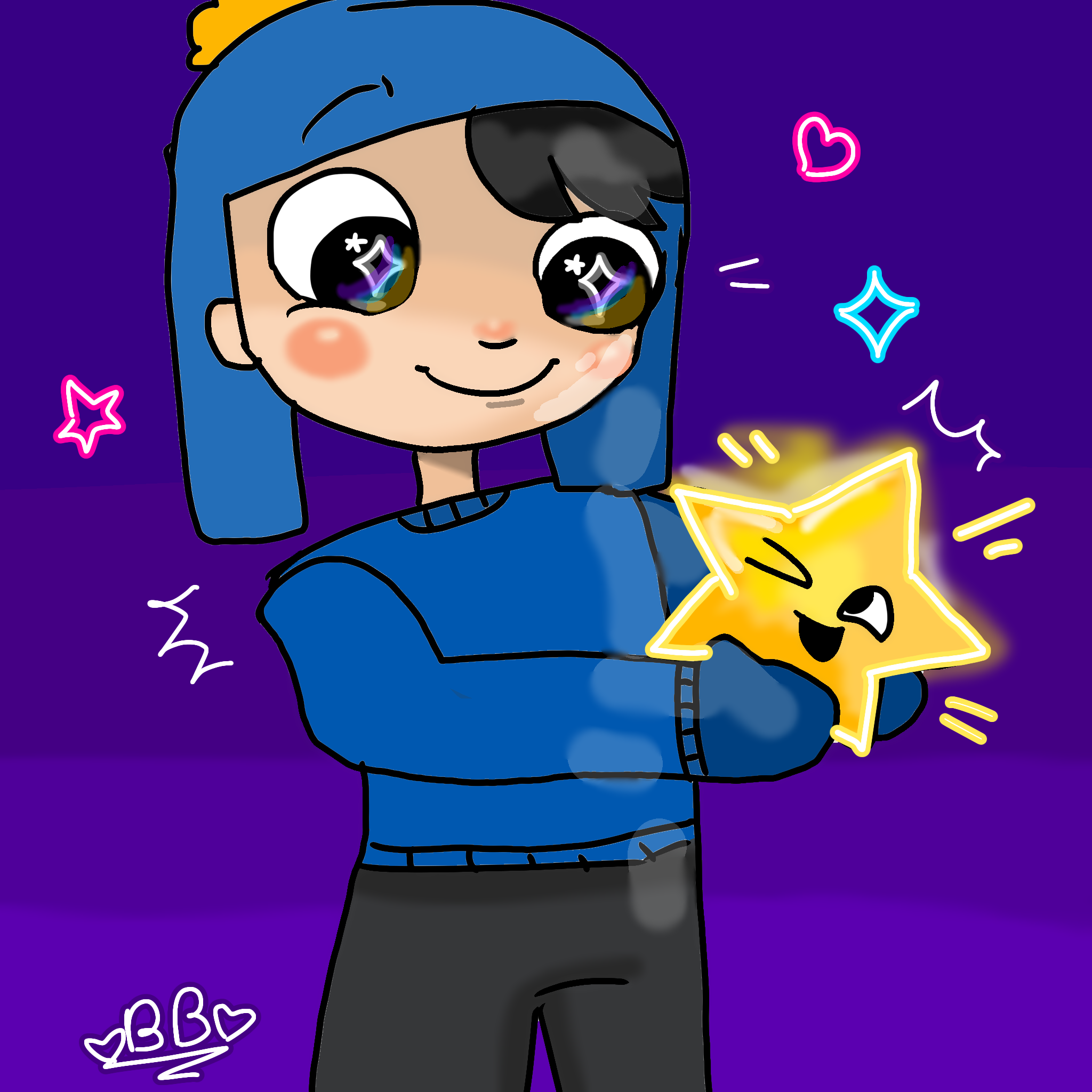 Craig is soooo happy!🩵🌟 - ibisPaint