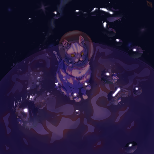 astro-cat - ibisPaint