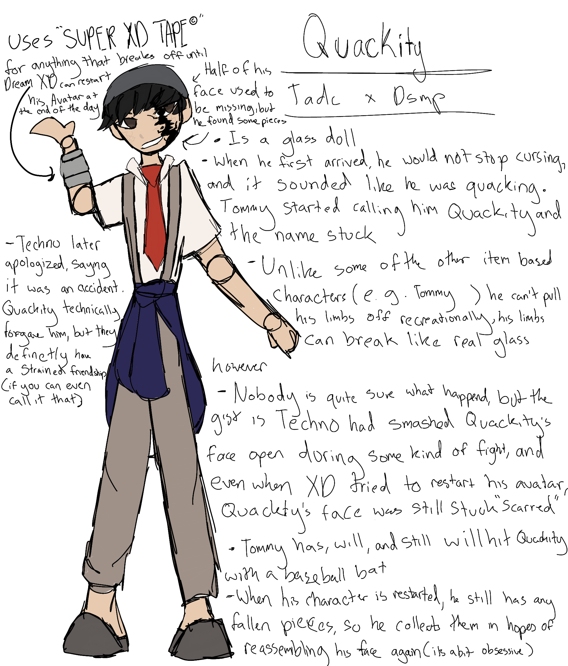 Quackity TADC x DSMP - ibisPaint