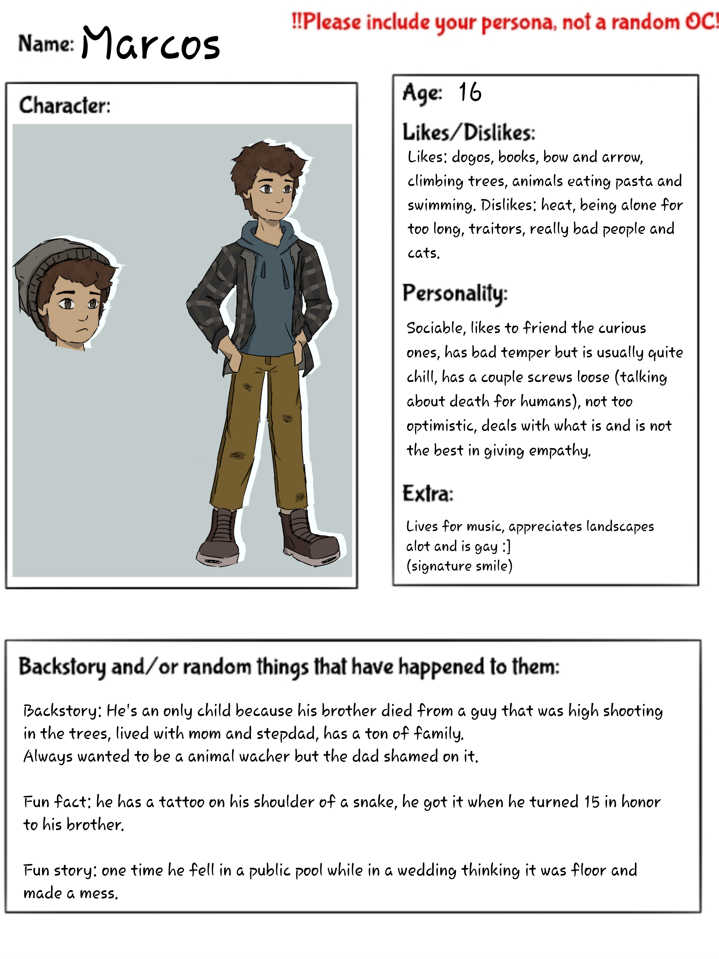 Persona Sheet for Scenic - ibisPaint