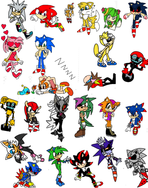 sonic character panel - ibisPaint