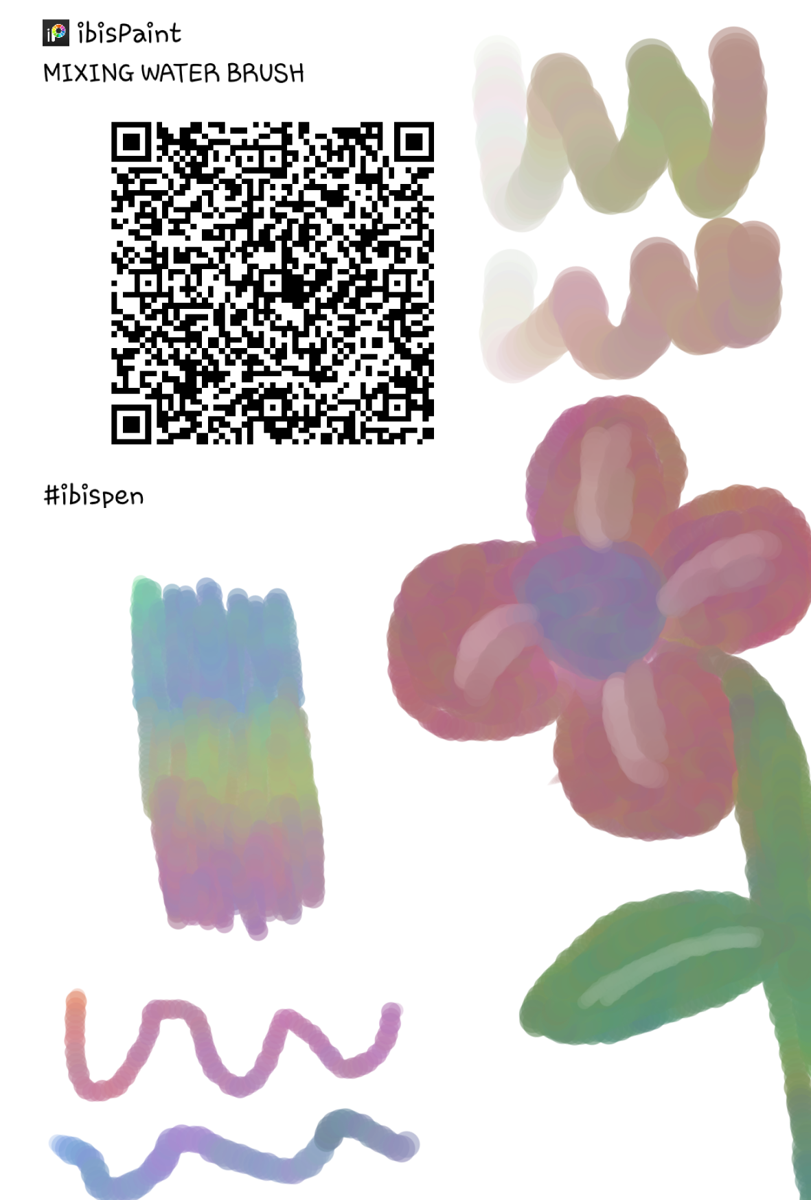 mixing water brush - ibisPaint