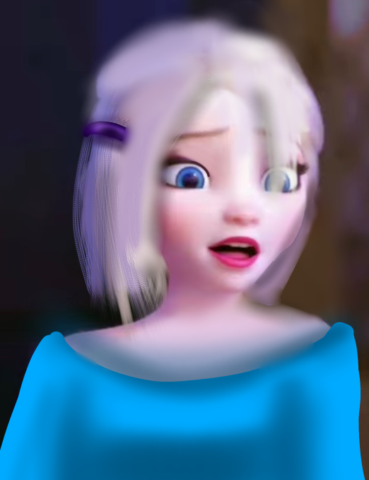 💖cute💖 💙Elsa💙 💜glow up 💜 - ibisPaint