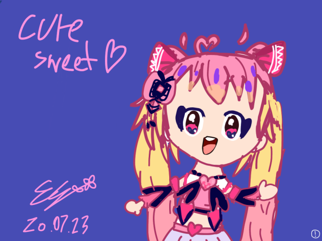 Cure Sweet♥︎🍬 (Precure oc 2) - ibisPaint