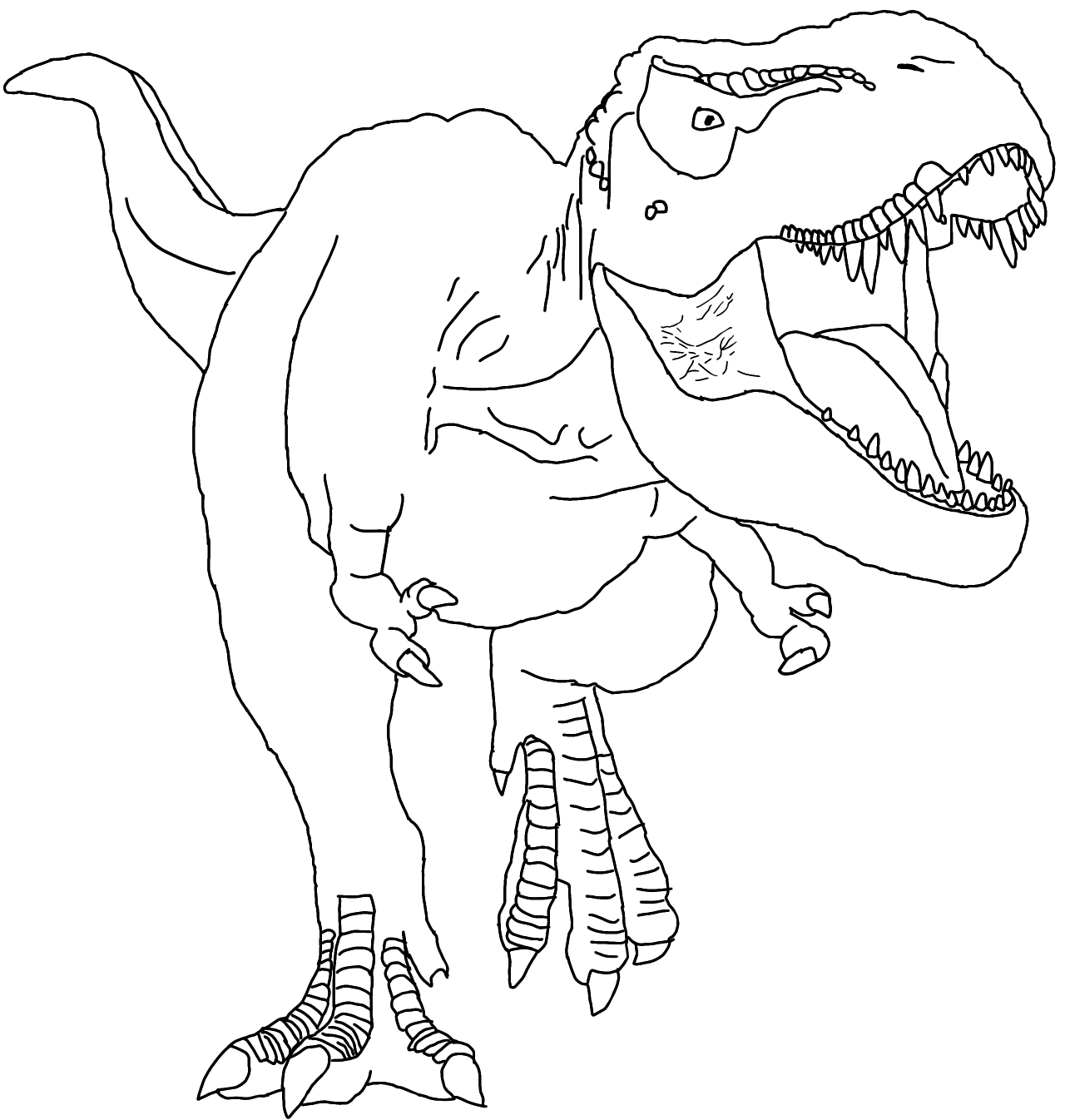 T-Rex base outline - ibisPaint