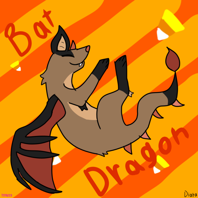 Bat dragon - ibisPaint