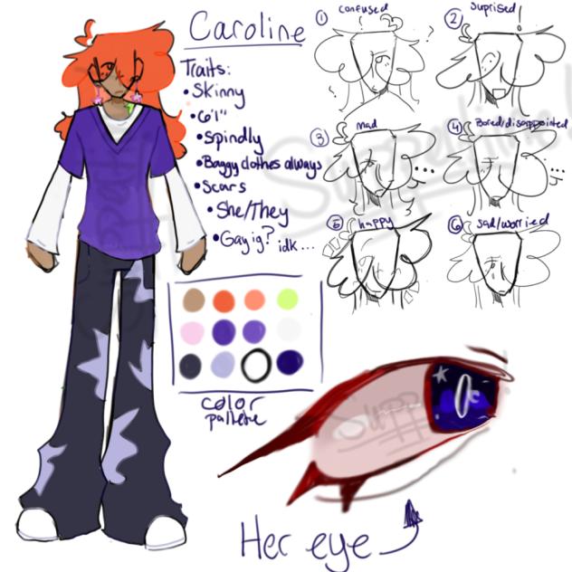 my REAL character sheet - ibisPaint