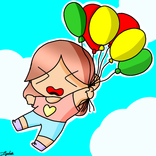 i told her not too many balloons 🎈 - ibisPaint