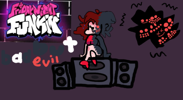 FNF but bad Evil - ibisPaint