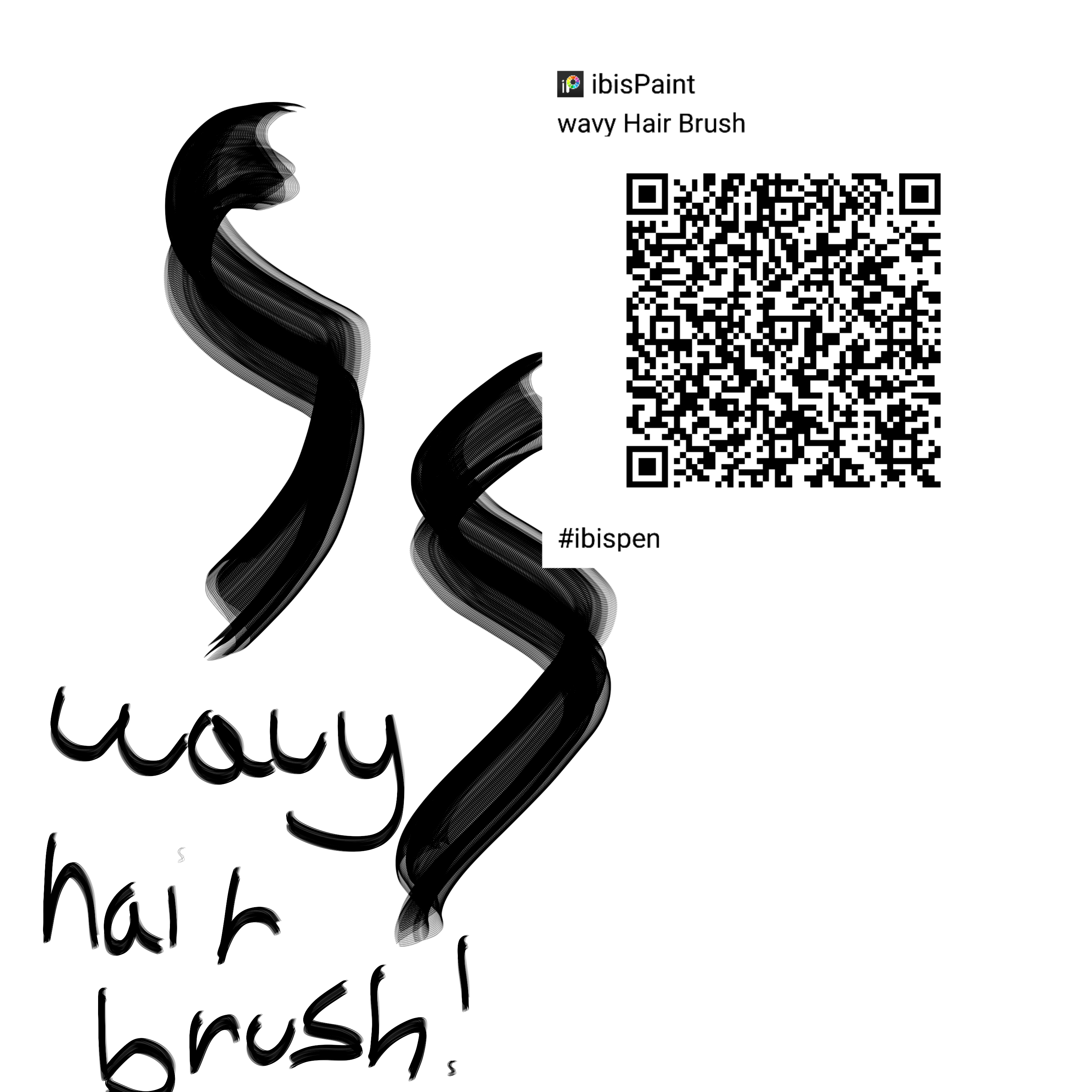 Wavy hair brush! - ibisPaint