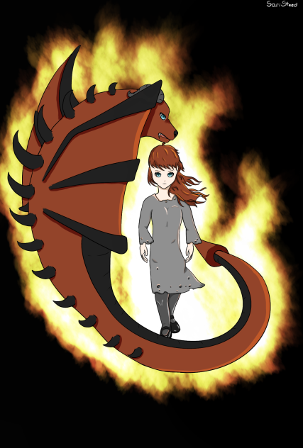 bound through fire - ibisPaint