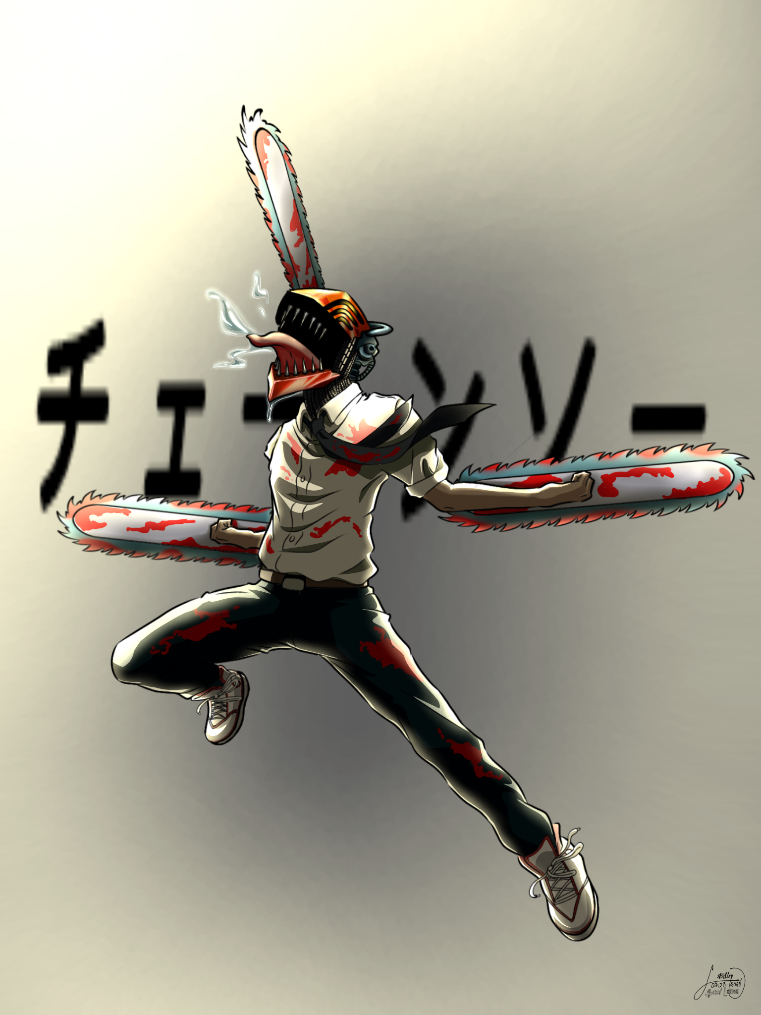 Chainsaw Man - ibisPaint