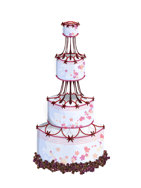 Big size Wedding cake - ibisPaint