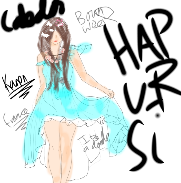 Doodle girl - ibisPaint