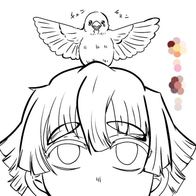 Cuntaro and Zenitsu(outline) - ibisPaint