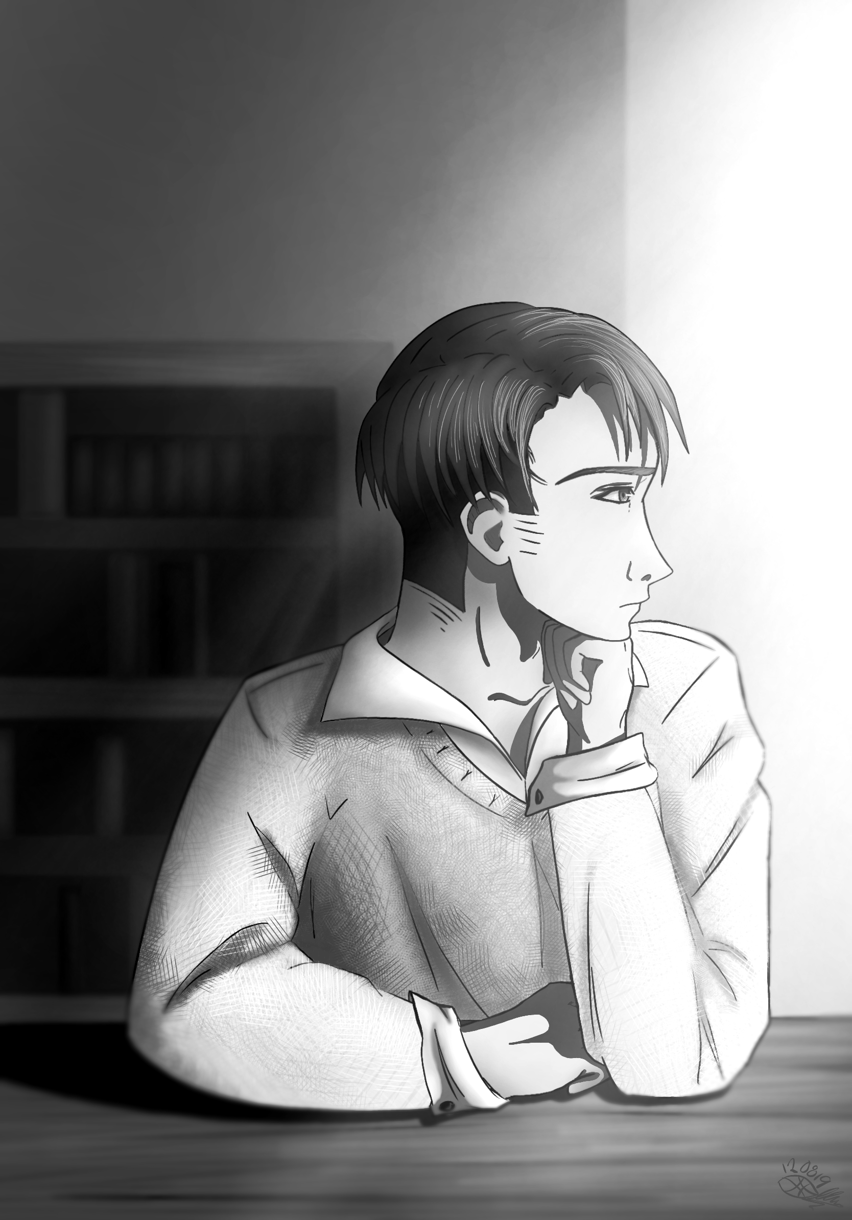 Angle (gray scale) - ibisPaint