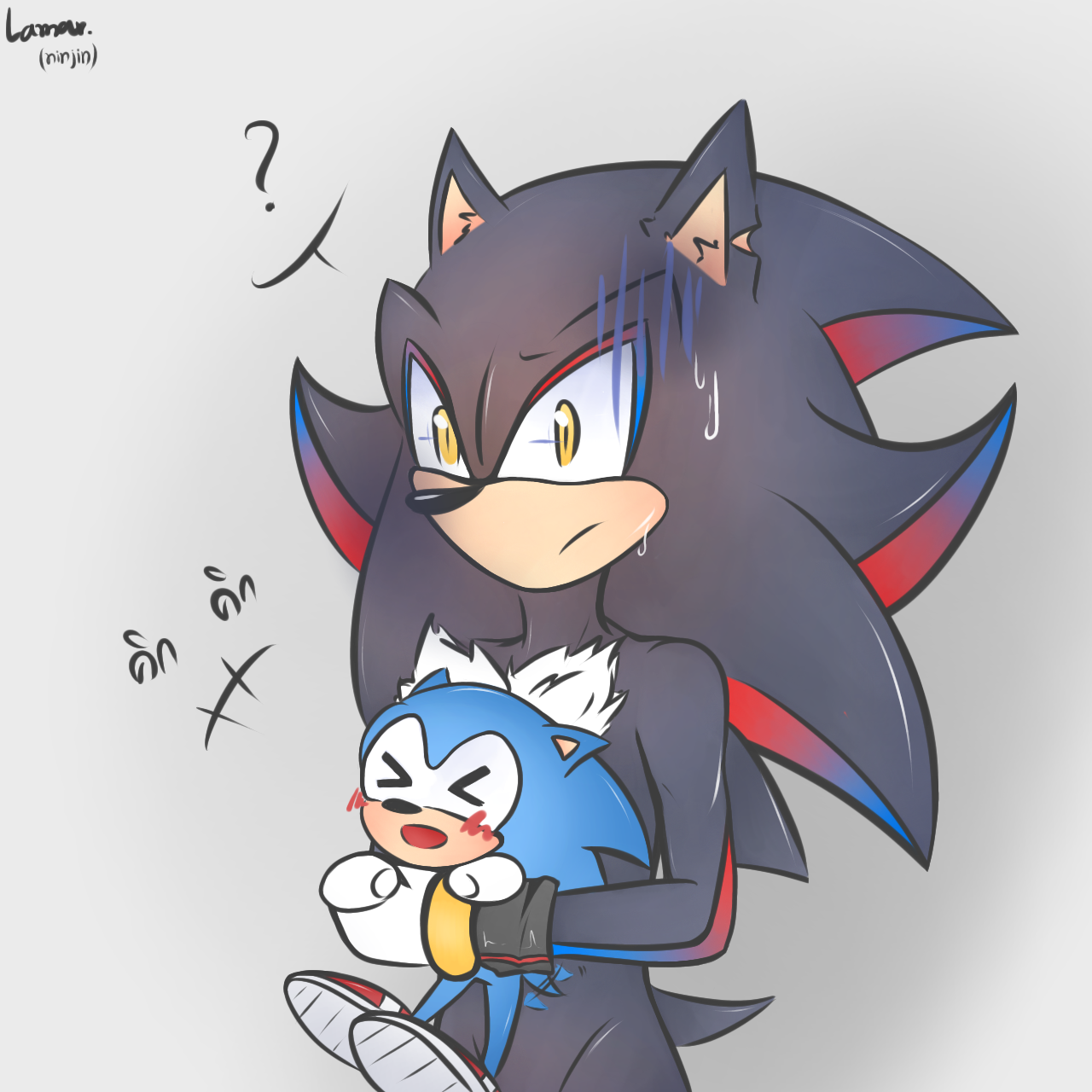Shannon, time to take care of Sonic - ibisPaint
