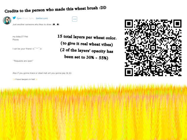 wheat brush (credits to Synn) - ibisPaint