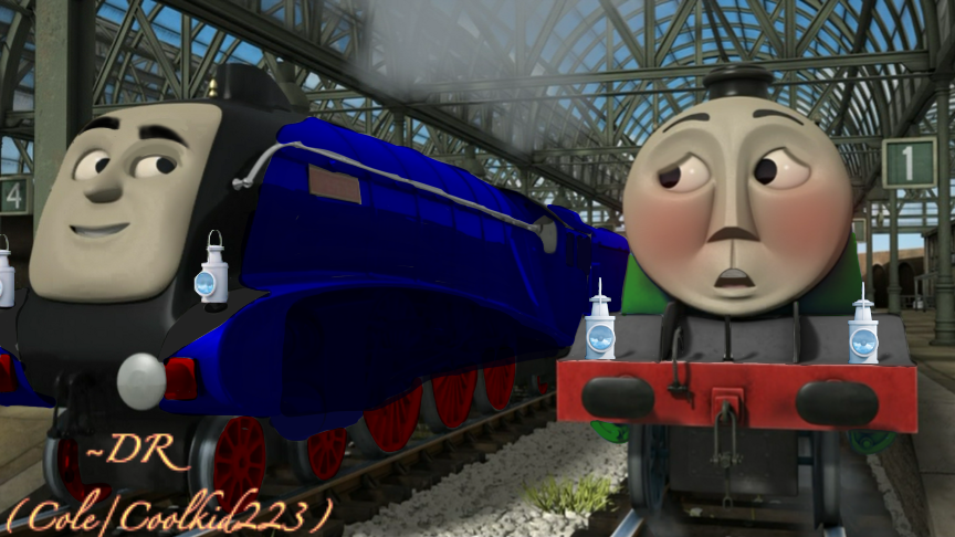 Mallard and a tired Gordon - ibisPaint