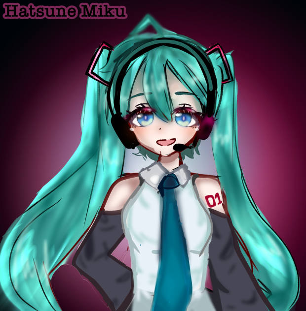 Hatsune Miku Speed Paint - ibisPaint