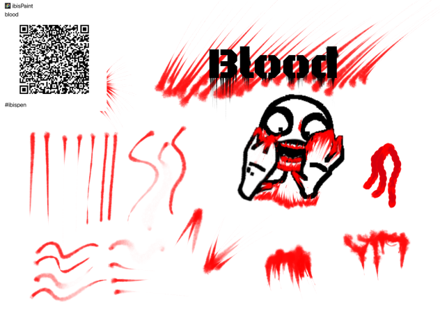 Blood Brush - ibisPaint
