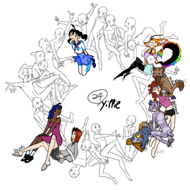 24collab - oc collab - ibisPaint