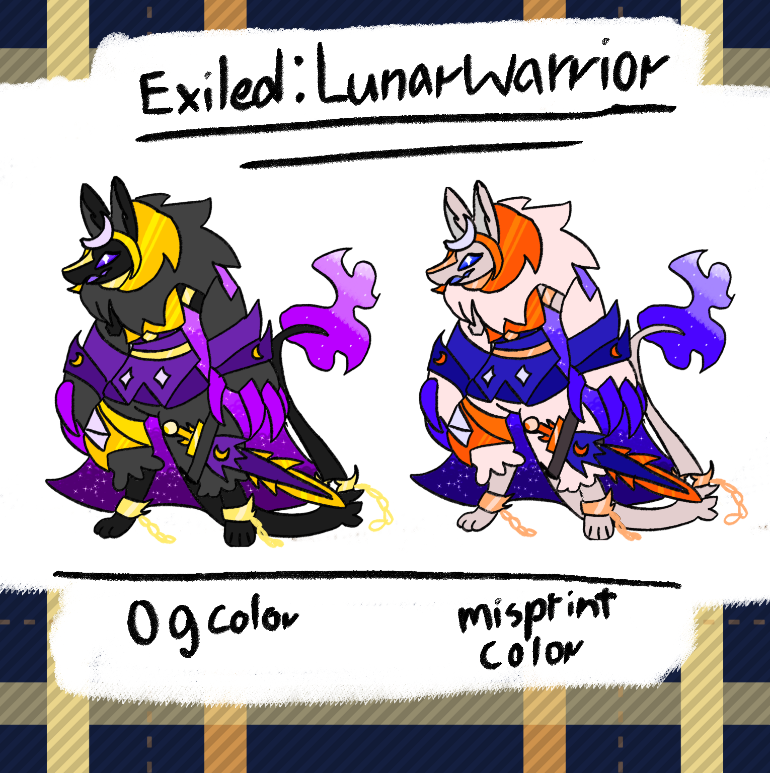 Doodle world skin EXILED lunar warrior - ibisPaint