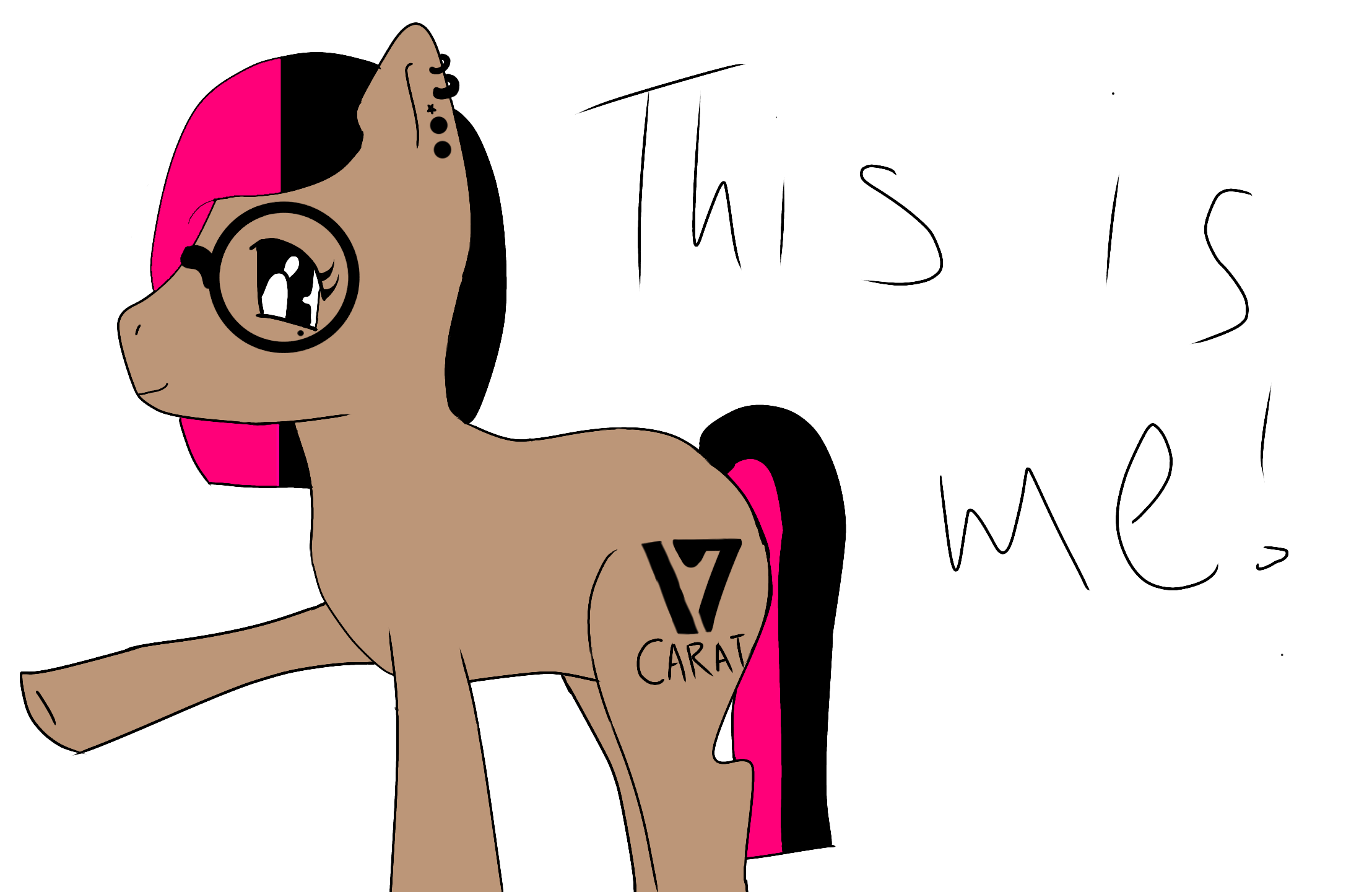 Me as a pony - ibisPaint