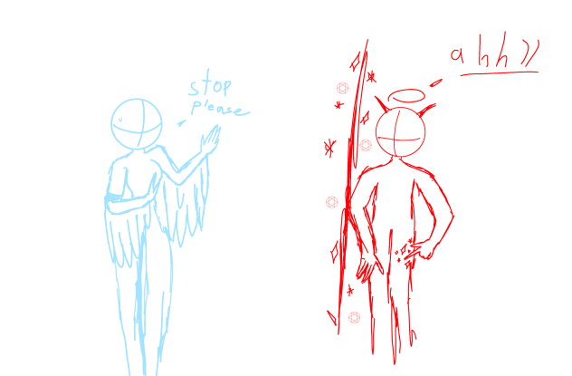 angel-demon demon good but angel dk - ibisPaint