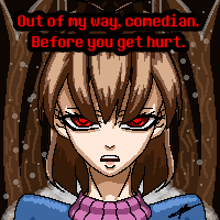 Out of my way. (Undertale pixel art) - ibisPaint
