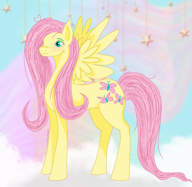 Fluttershy in my style!! - ibisPaint