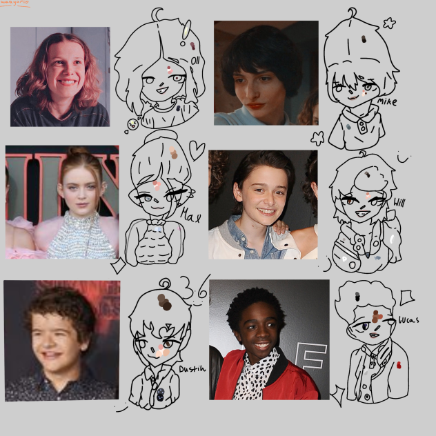 Stranger things colouring page - ibisPaint