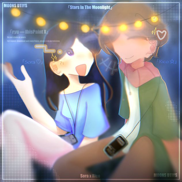 「Stars In The Moonlight 💫」 - ibisPaint