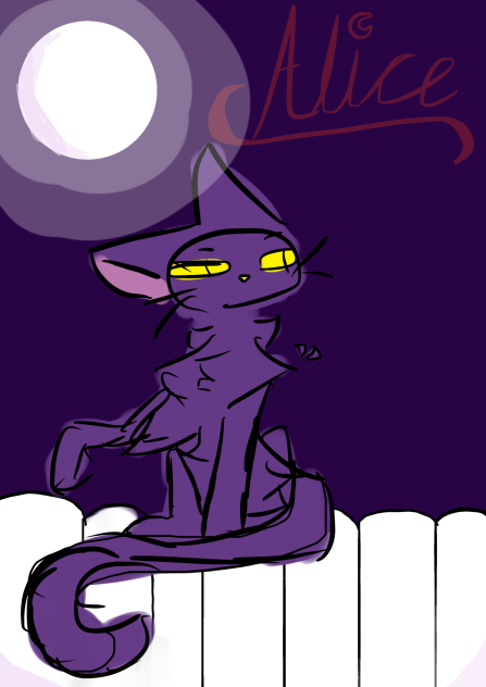 Alice the Emo cat 🖤🖤🖤 - ibisPaint