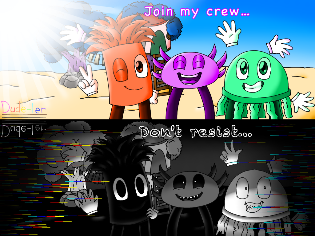 Kinito crew 🧡🩷💚 - ibisPaint