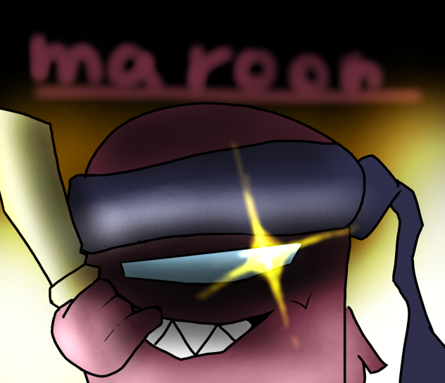 fnf imposter v4 maroon - ibisPaint