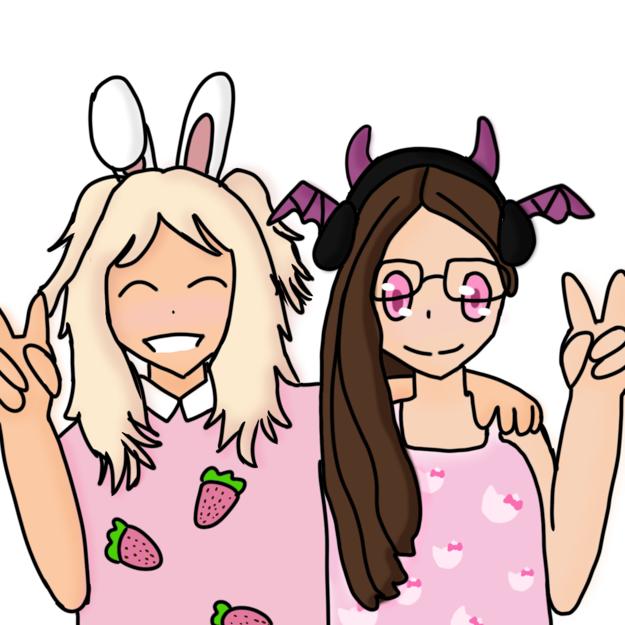 me and milky - ibisPaint