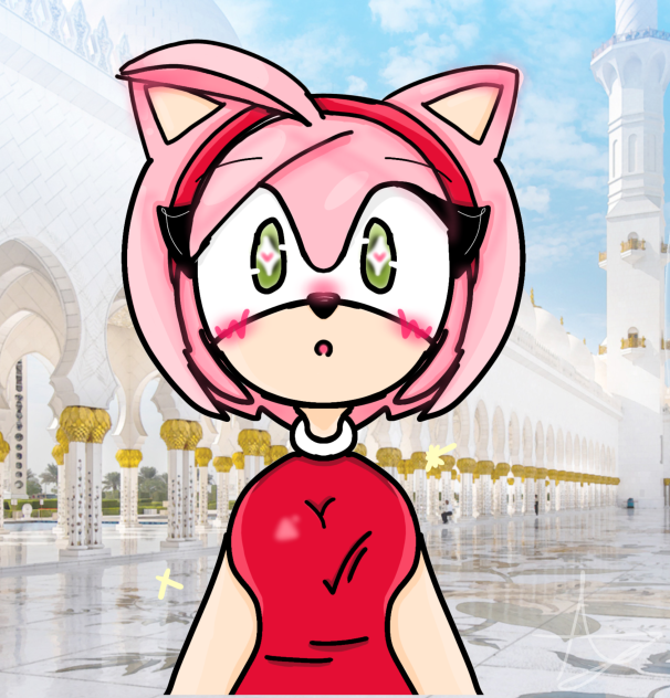 Amy rose🌹 (Sonic the hedgehog) - ibisPaint