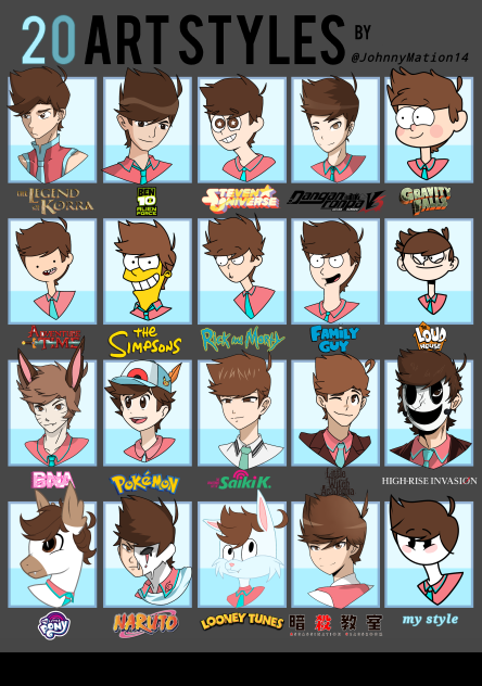 20 art style challenge done - ibisPaint