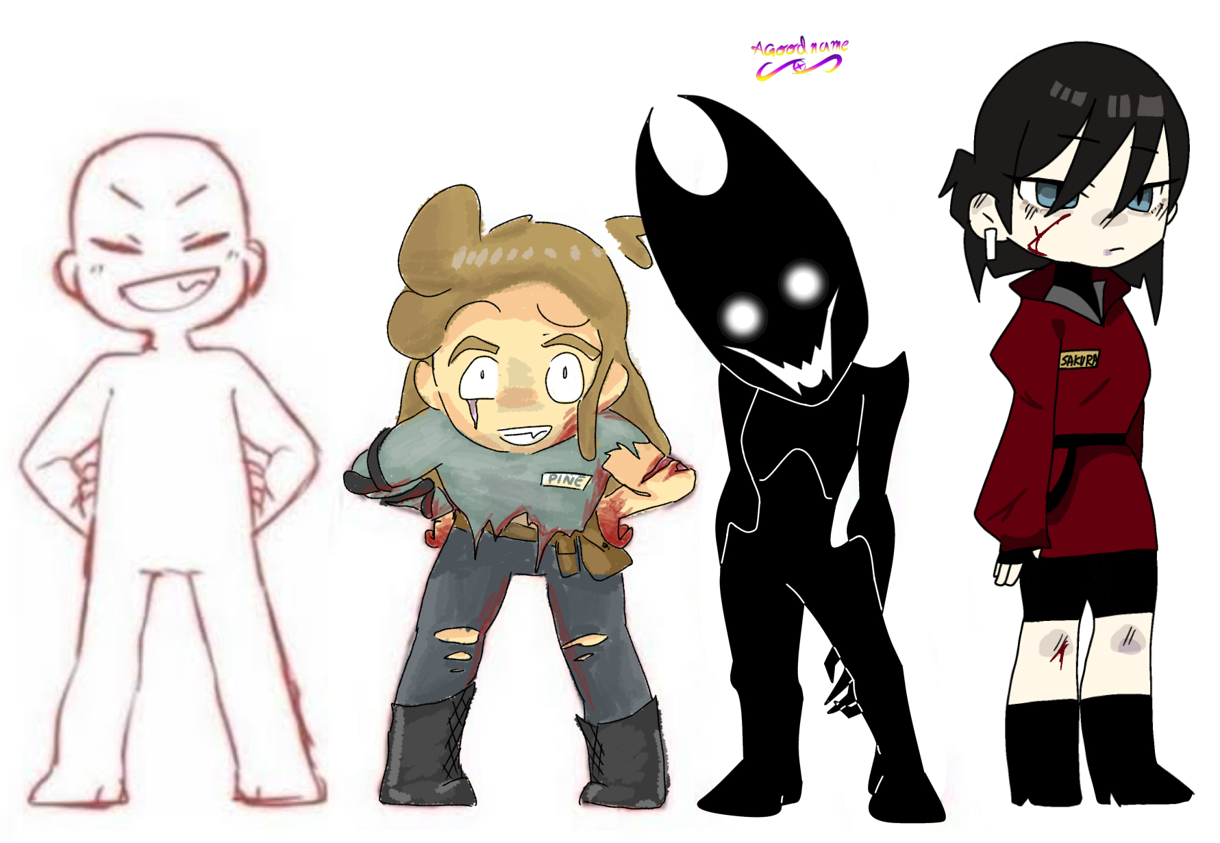 Horror crew collab - ibisPaint