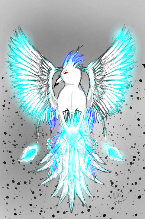 albino Phoenix - ibisPaint