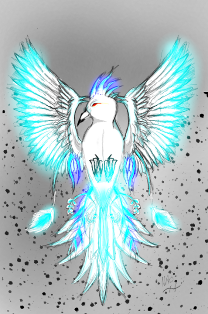albino Phoenix - ibisPaint